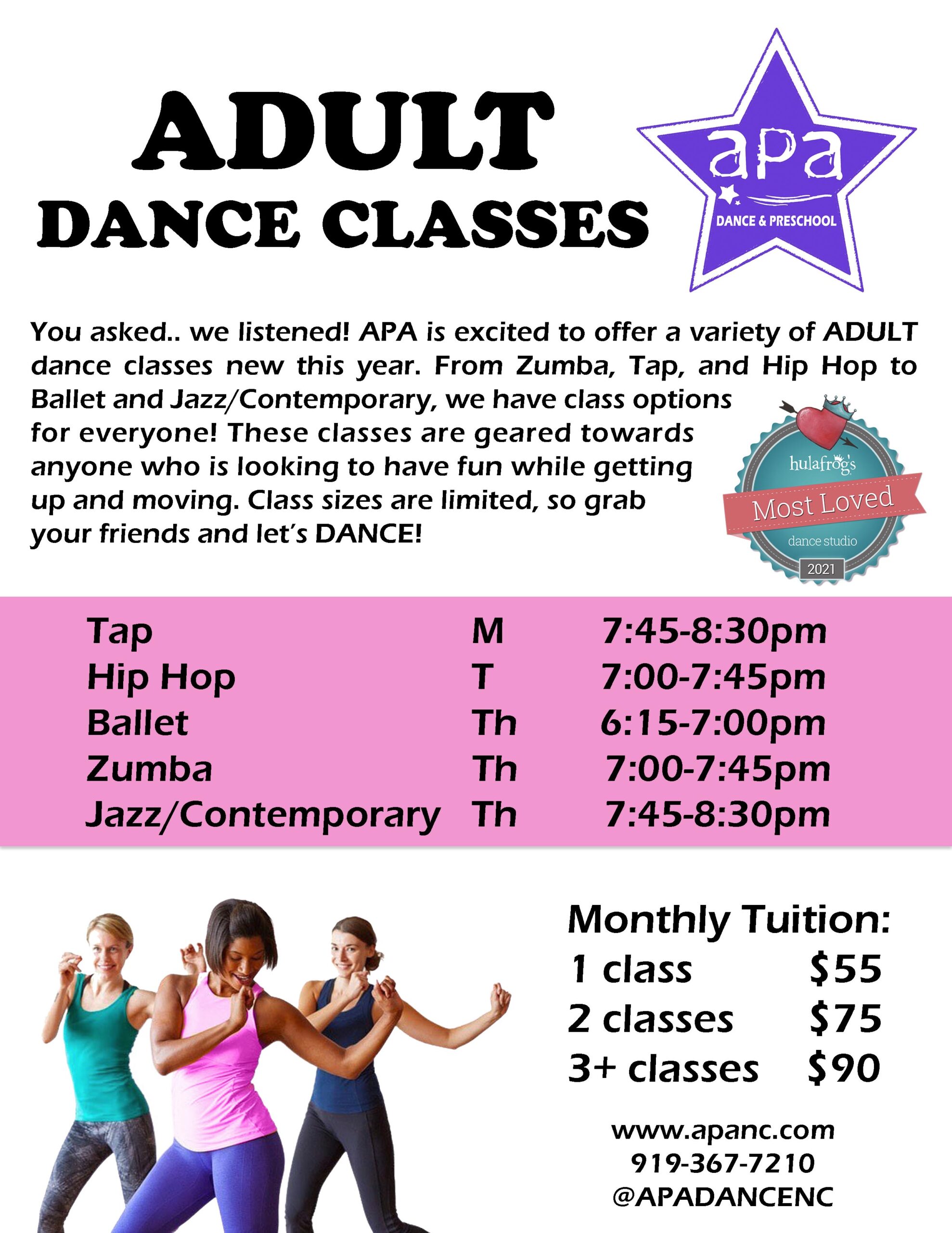 Adult Classes | Academy for Performing Arts